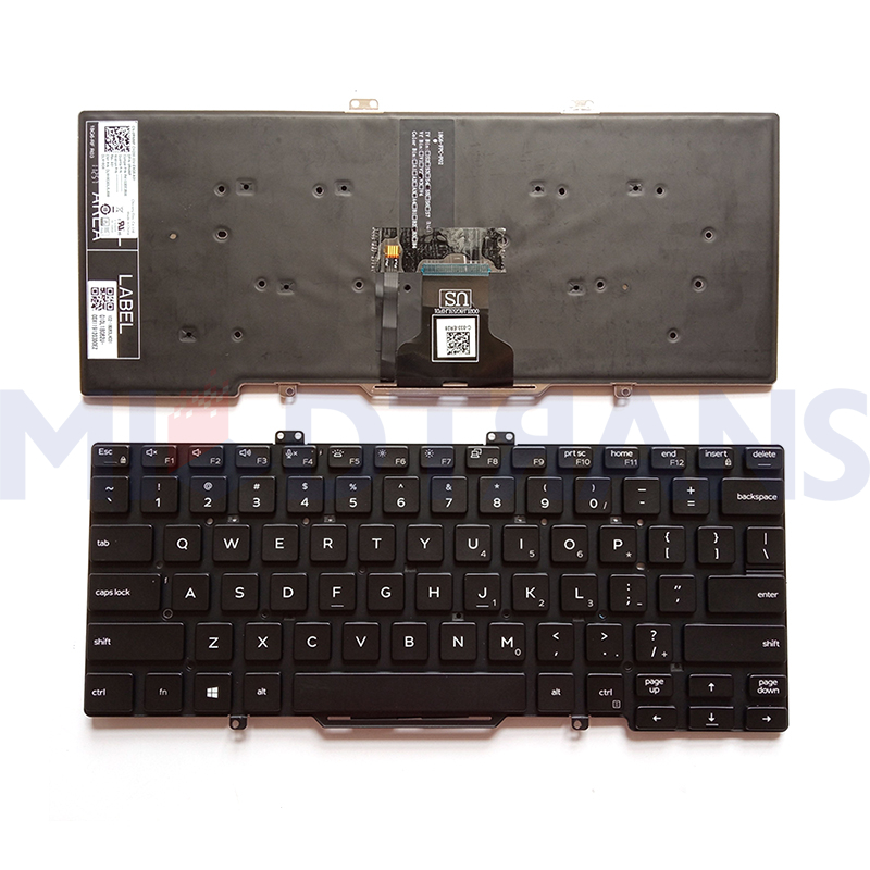 New US For Dell Latitude 7400 E7400 L3400 5400 Laptop Backlit Keyboard ...